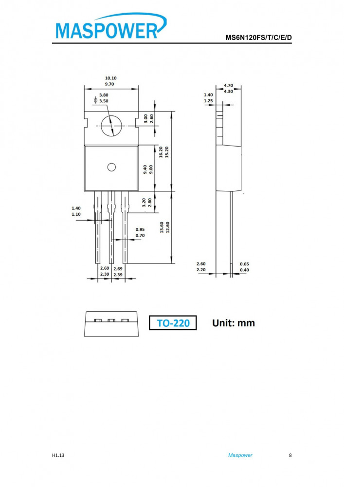 MS6N120FT datasheet page 8
