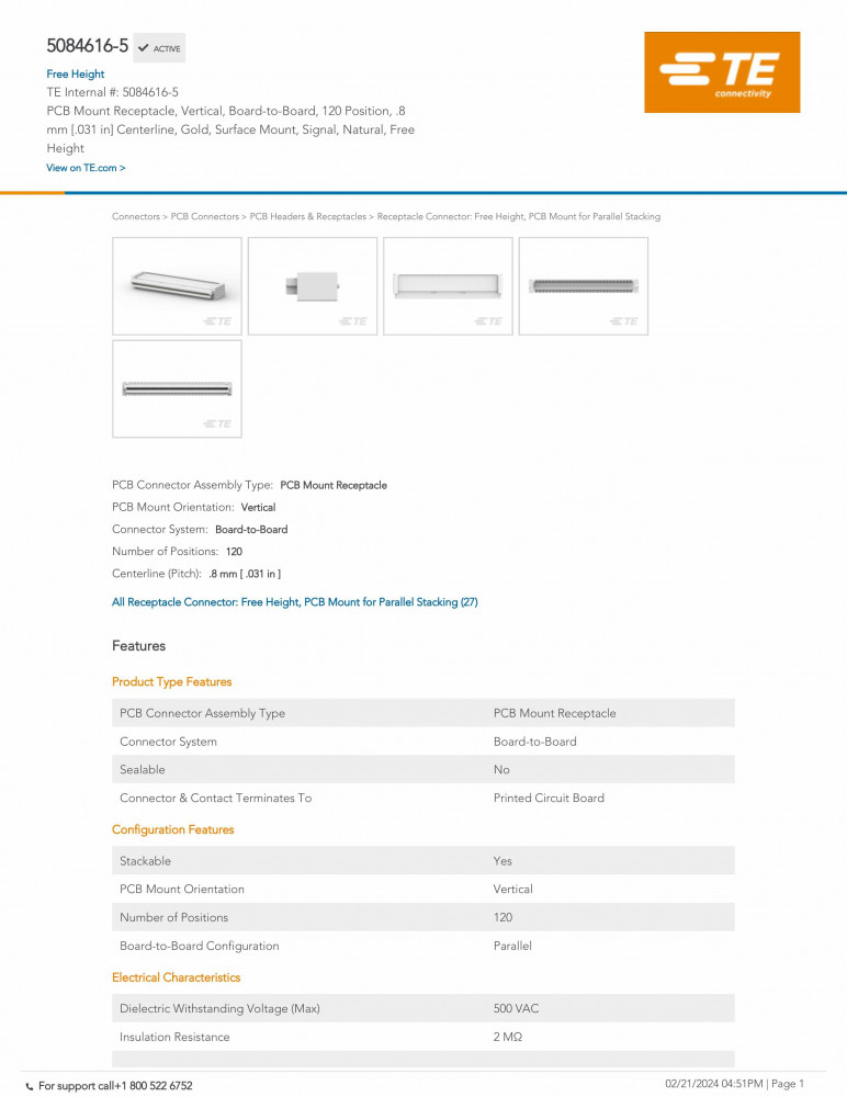 5084616-5 technical document page 1