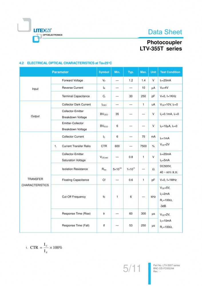LTV-355T datasheet page 6