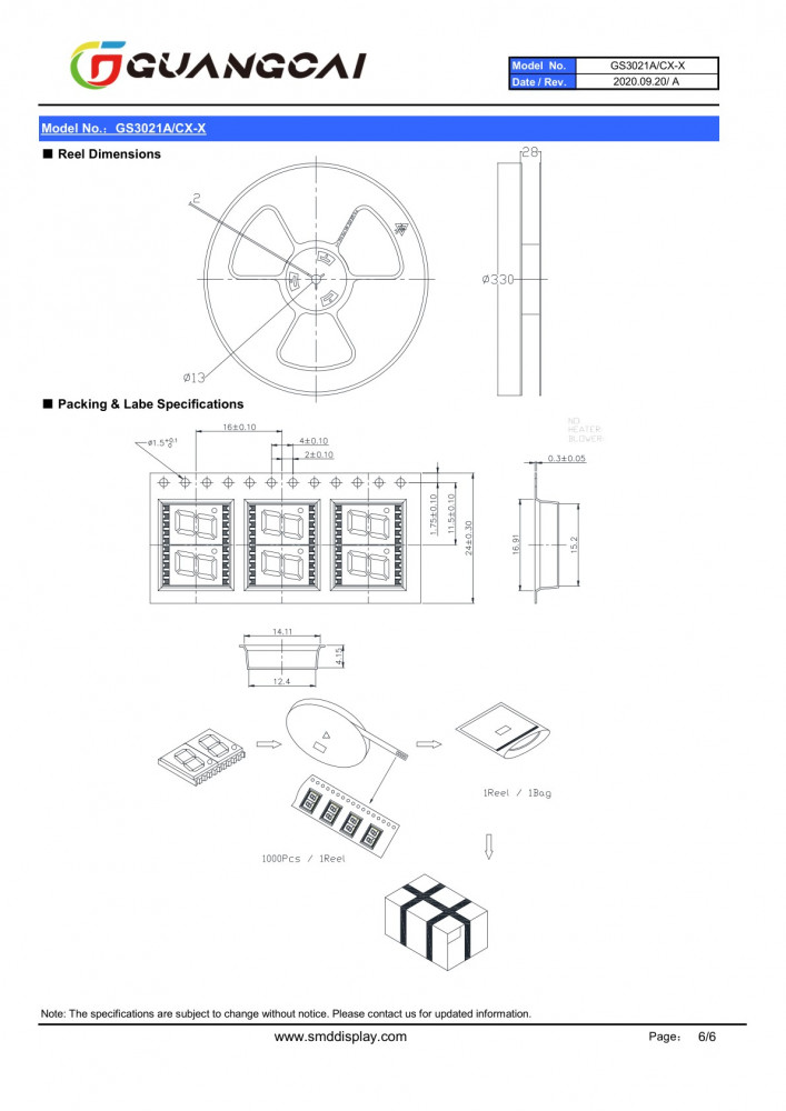 GS3021AW-G datasheet page 6