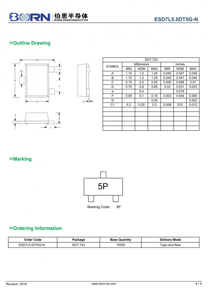 ESD7L5.0DT5G-N datasheet page 4