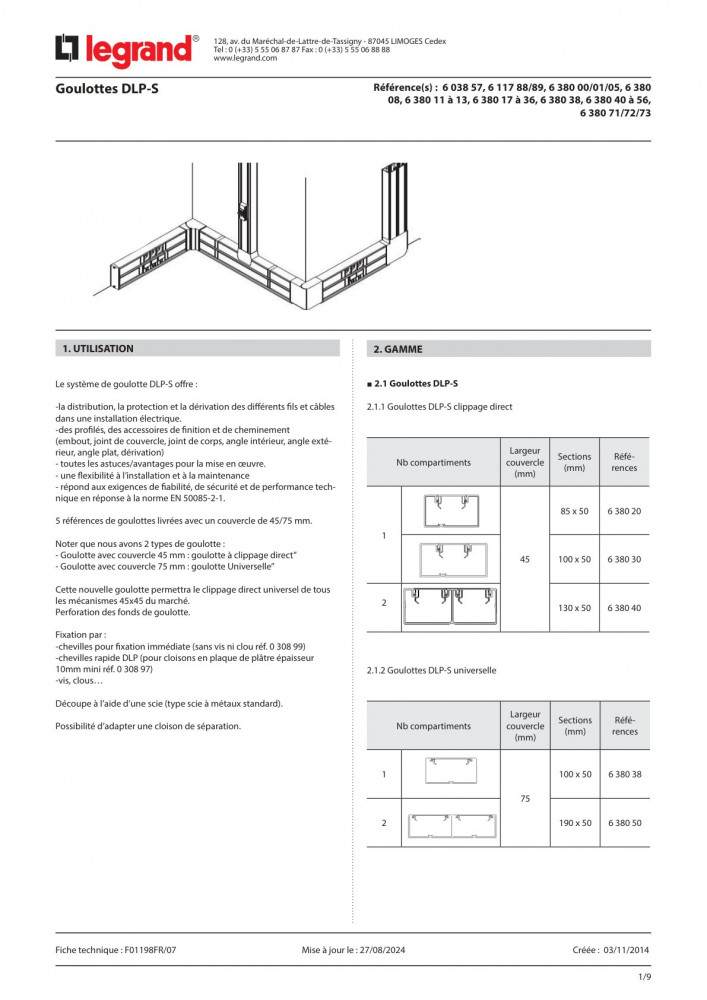 DLP-S technical document page 1