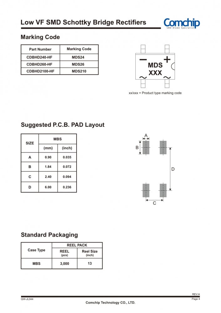CDBHD2100-HF datasheet page 4