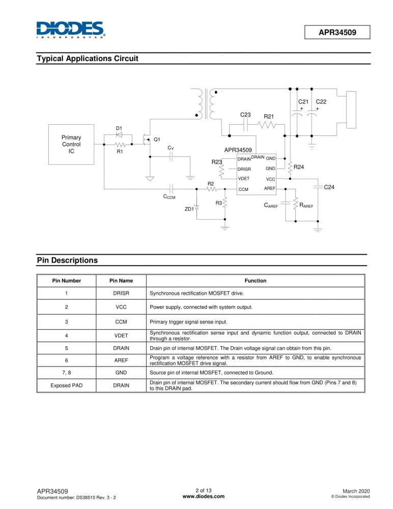 APR34509 datasheet page 2