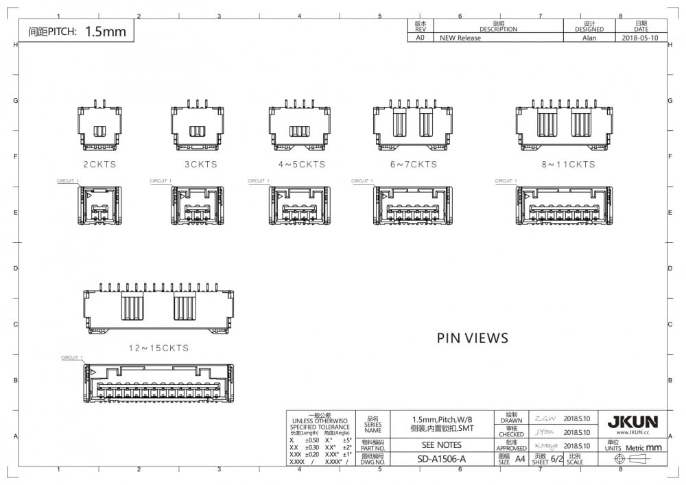 A1506 series drawing page 2