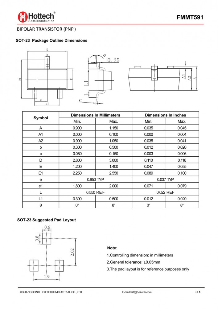 FMMT591 datasheet page 3
