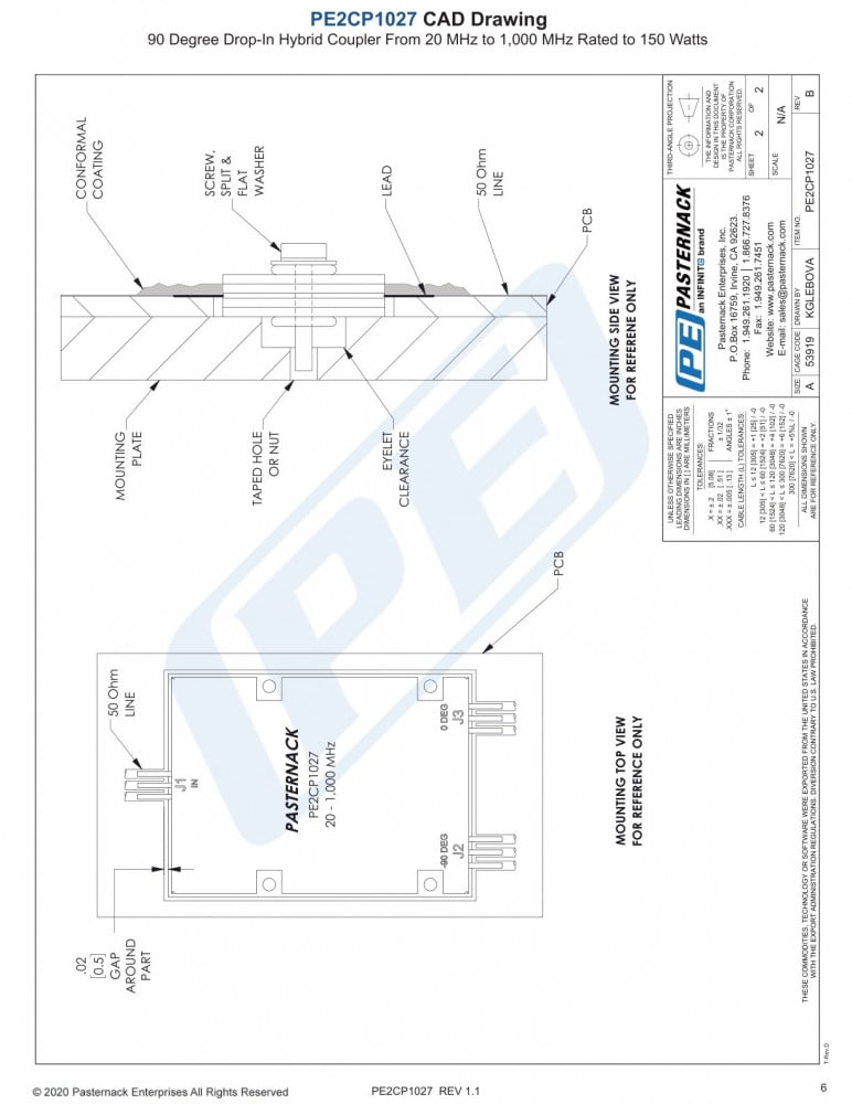 PE2CP1027 datasheet page 6