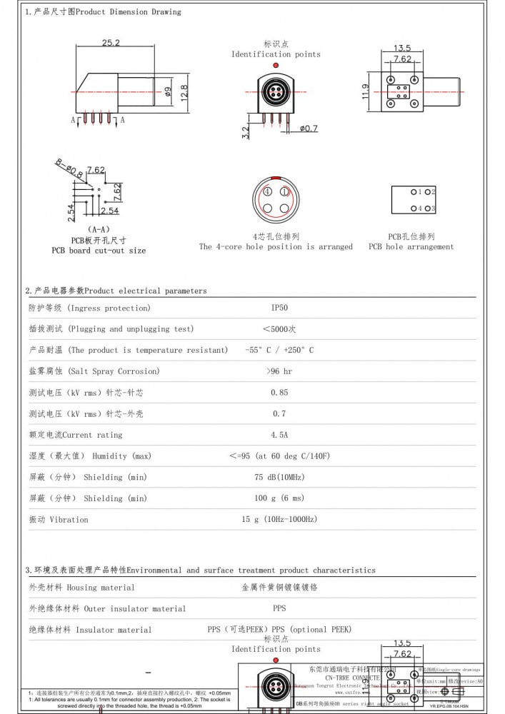 YR.EPG.0B.104.HSN technical document page 1