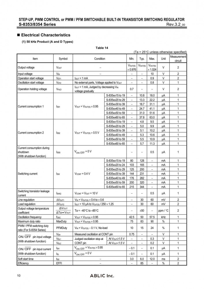 ABLIC S-8353A36UA-IQVT2U datasheet page 10