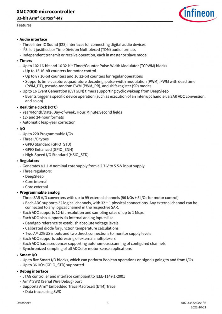 XMC7200 technical document page 3