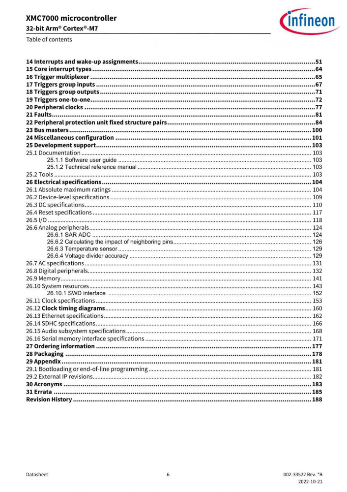 XMC7200 technical document page 6