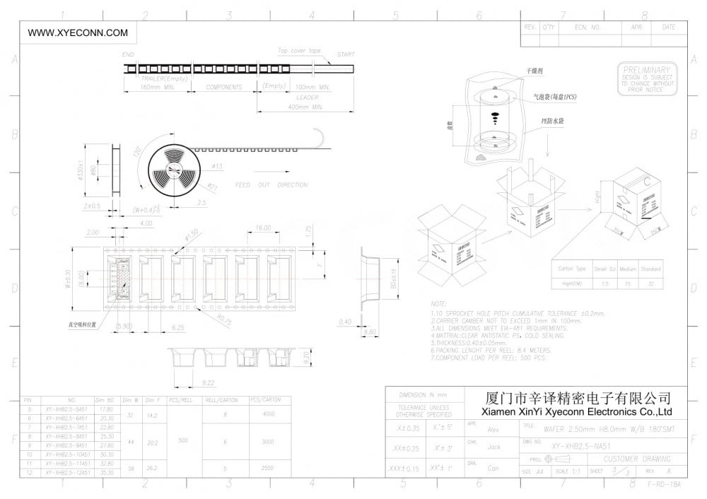 XY-XHB2.5-11A51 technical drawing page 3