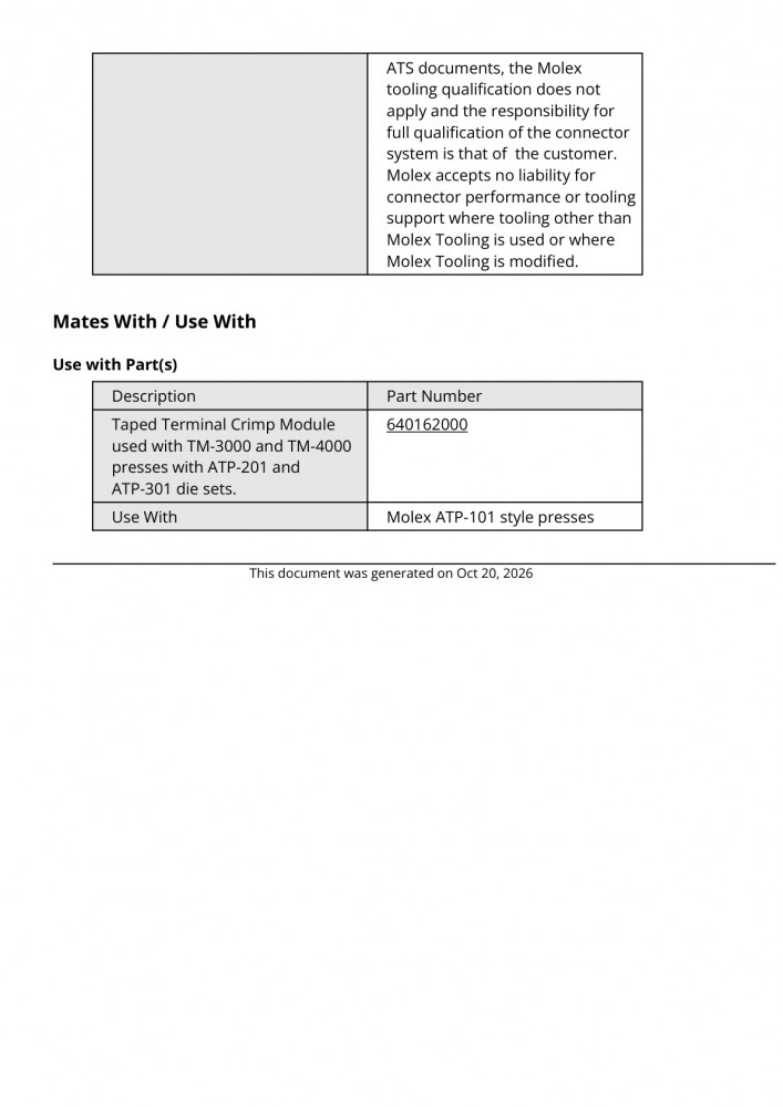 Technical document image 3 for Molex 198002110