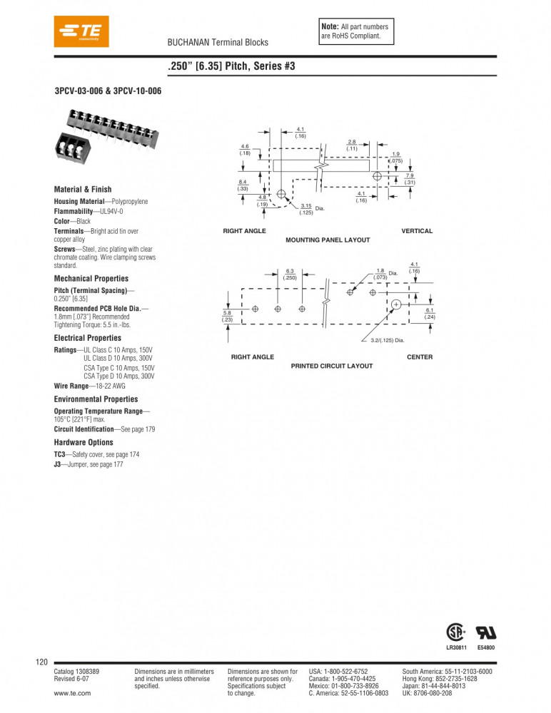 TE Connectivity catalog page 9