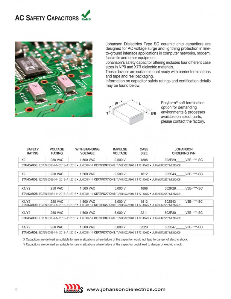 Johanson Dielectrics document page 8