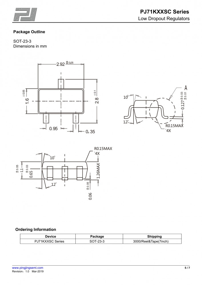 PJ71K33SC datasheet page 5