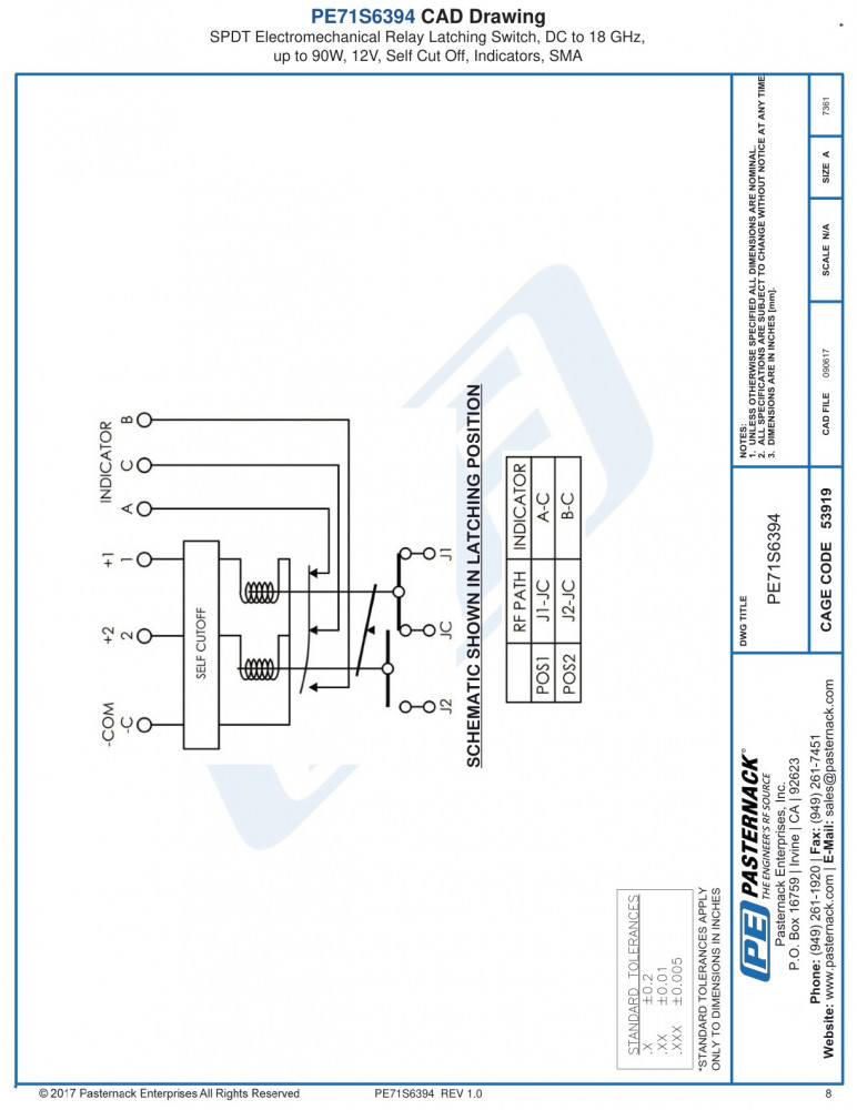 PE71S6394 technical document page 8