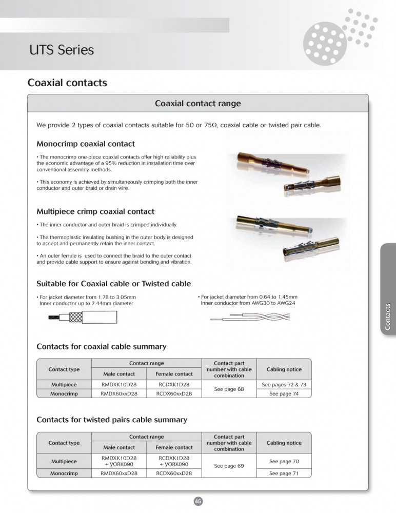 EATON contact selector documentation page 4