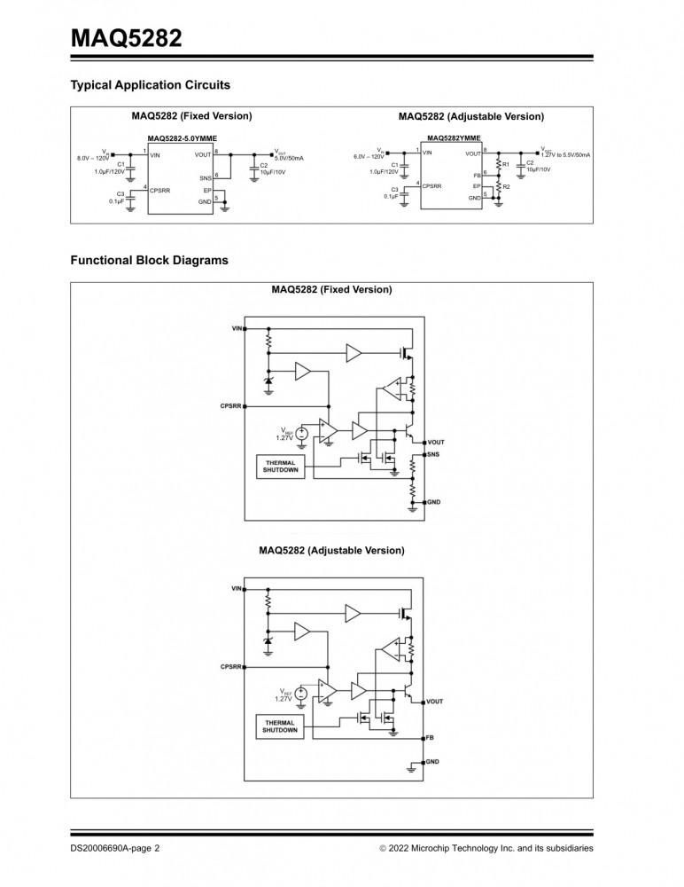 MAQ5282 technical document page 2