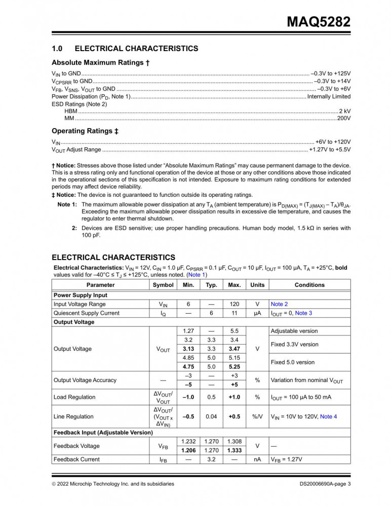 MAQ5282 technical document page 3