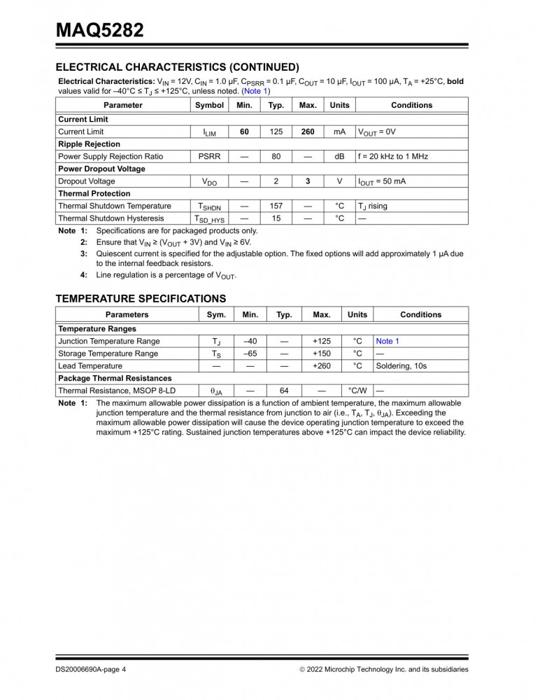 MAQ5282 technical document page 4