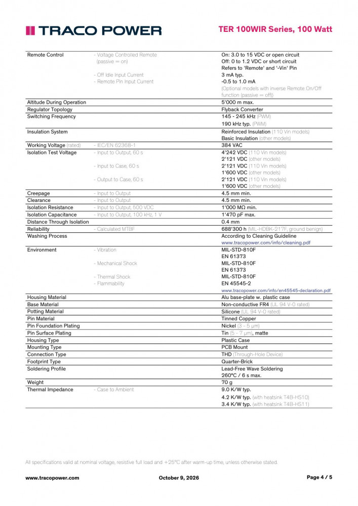 TER 100WIR documentation page 4