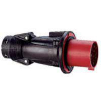 Straight plug Hypra - IP 44 - 380/415 V~ - 32 A - 3P+N+E - rubber for sale