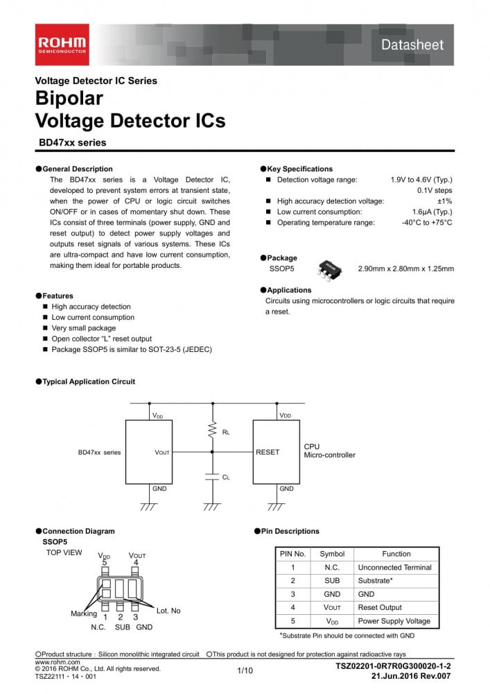 BD4732G-TR datasheet page 1