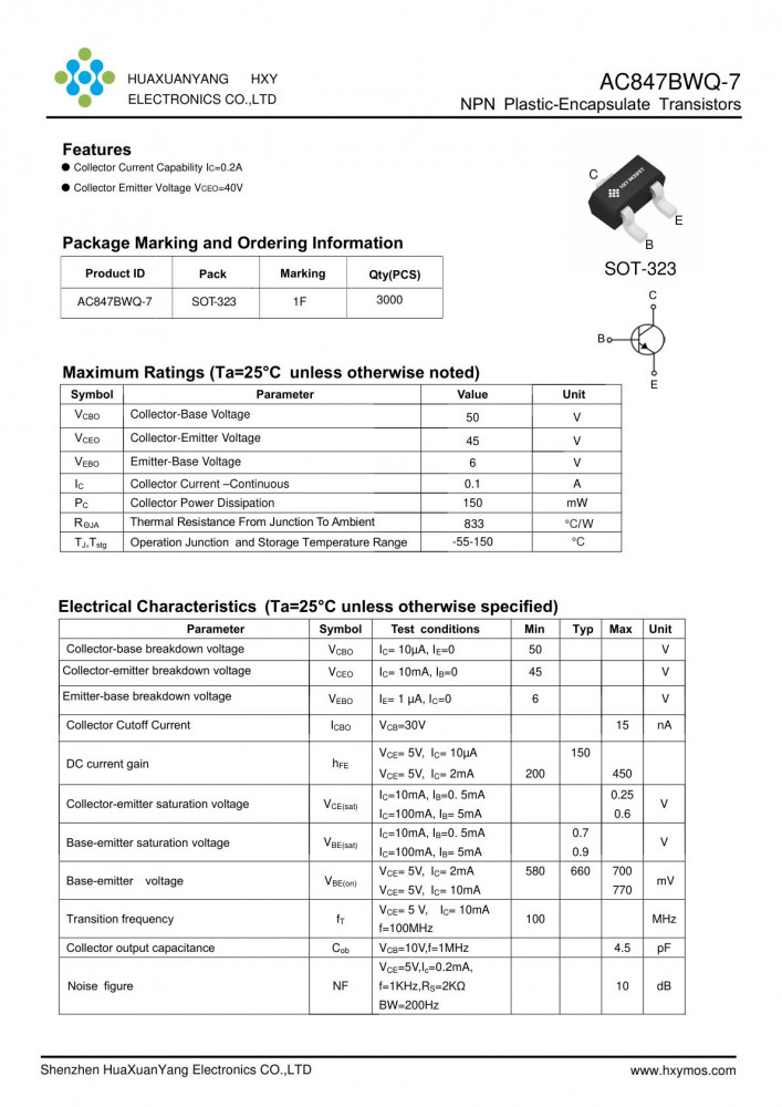 AC847BWQ-7-HXY datasheet page 1