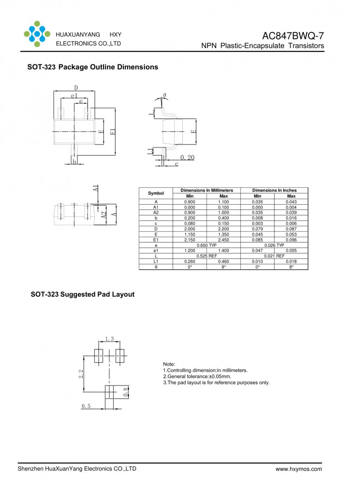 AC847BWQ-7-HXY datasheet page 3