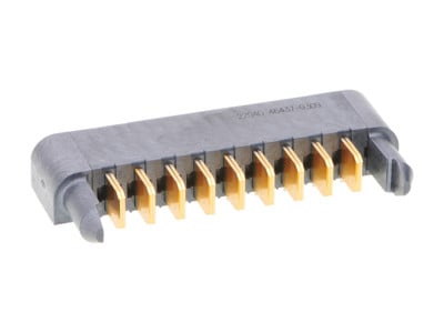 2.00mm, 5.50mm, 7.50mm Pitch EXTreme Ten60Power Right-Angle Plug Assembly with Guide Pins, 4 AC Power Circuits with 1 Void, 25 Signal Circuits, 8 DC Power Circuits