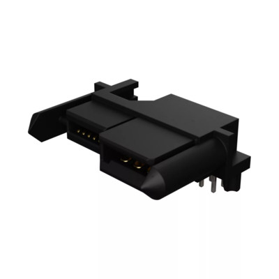 EXTreme LPHPower Receptacle Header, Right-Angle, 2 Power Contacts, 12 Signal Contacts, Select Gold (Au) Plating, for 3.18mm Thick PC Board, with Guide Posts and Press-fit Plastic Pegs for sale