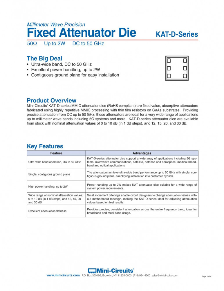 KAT-20-DG+ technical document page 1