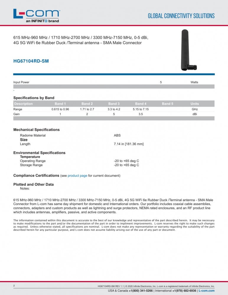 HG67104RD-SM technical document page 2