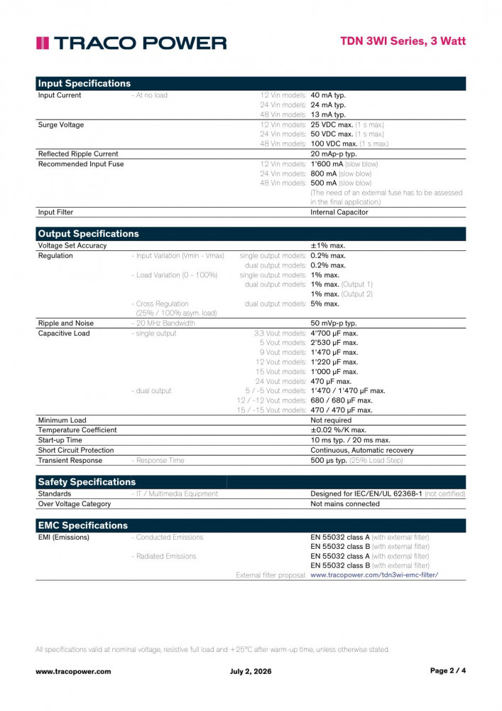 TDN 3WI technical document page 2