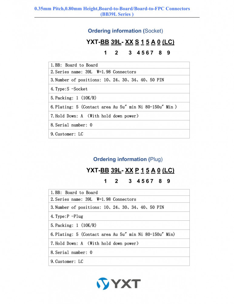 YXT BB39L technical document page 5