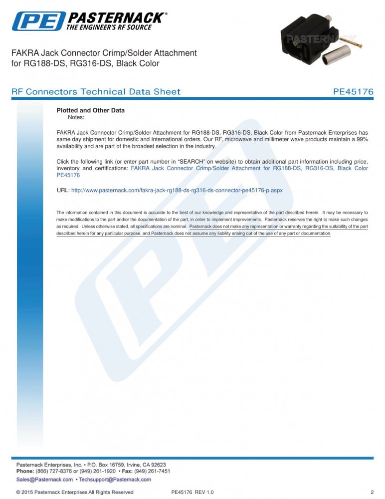 PE45176 datasheet page 2