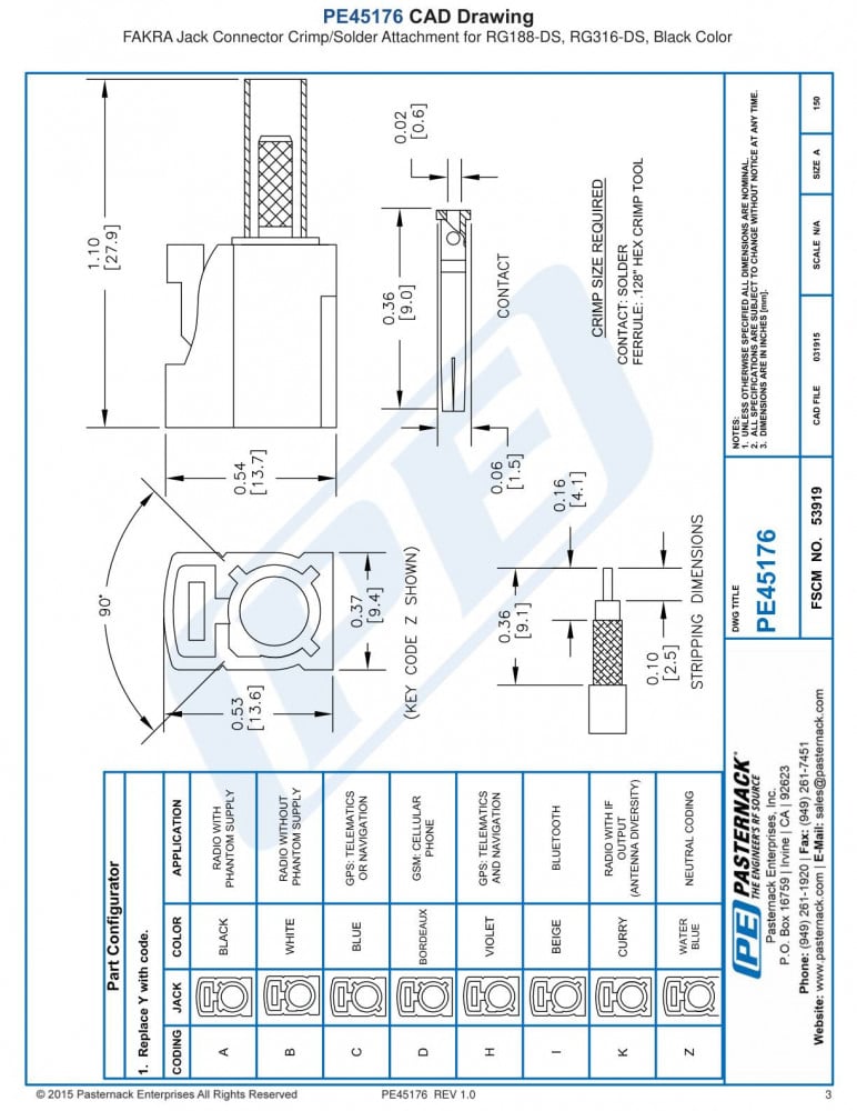 PE45176 datasheet page 3