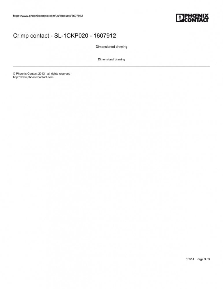 Phoenix Contact 1607912 technical document page 3