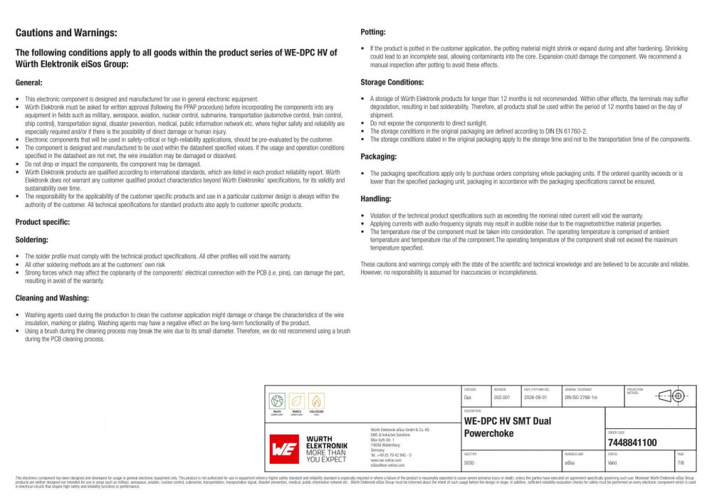 7448841100 technical document page 7