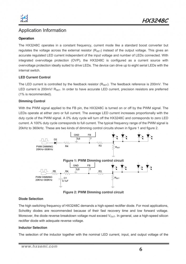 HX3248C-AGC datasheet page 6