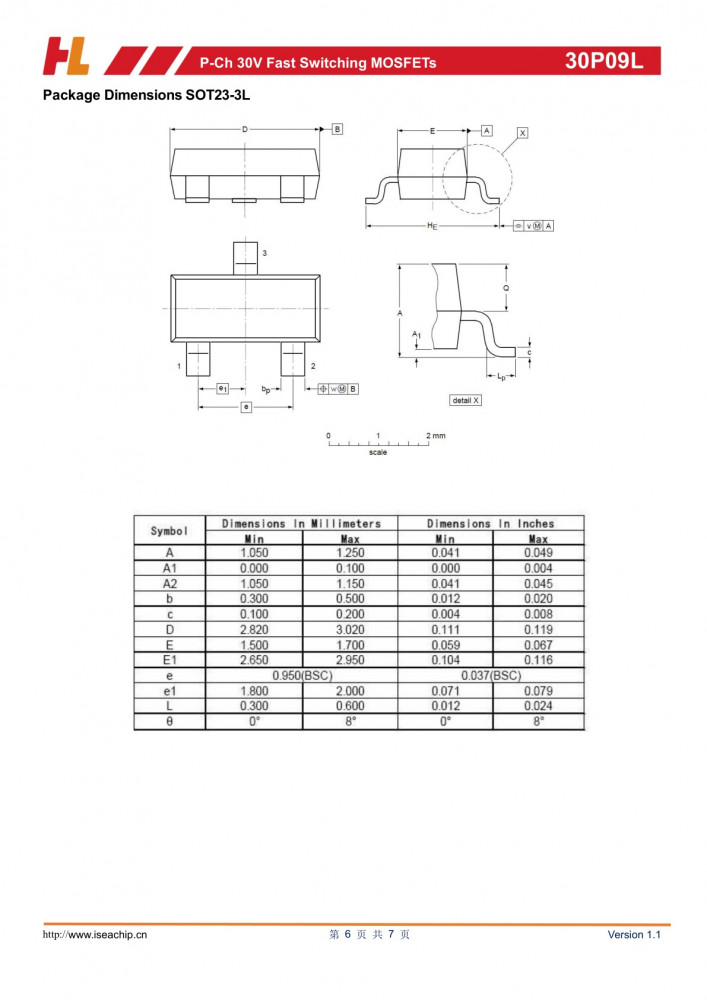 30P09L datasheet page 6