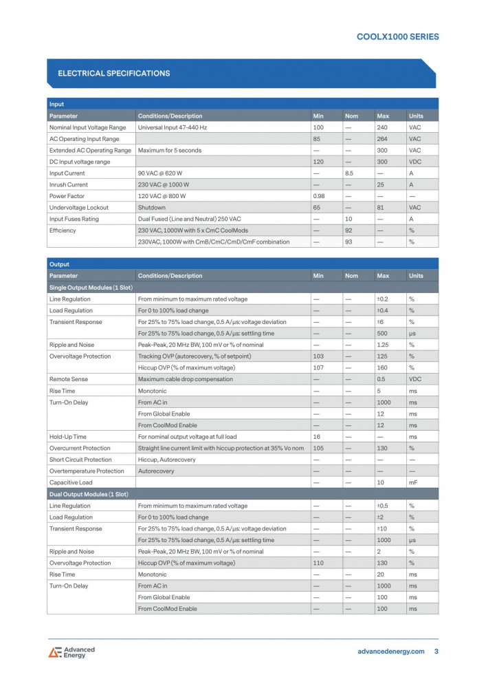 CoolX1000 technical document page 3