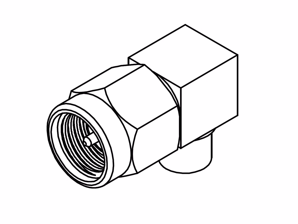 SMA Plug, Right-Angle, Solder, RG-402 (.141