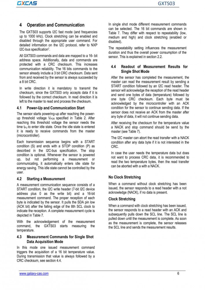 GXTS03D datasheet page 6