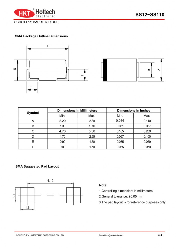 SS14 datasheet page 3