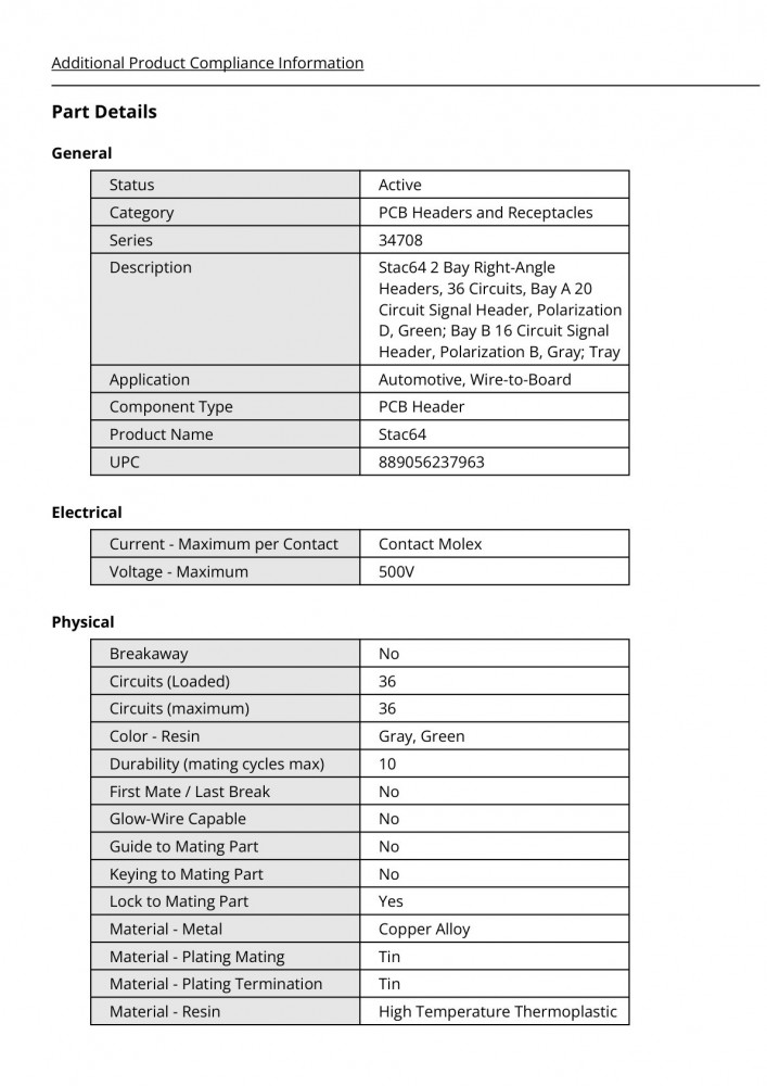MOLEX 347082032 drawing preview, page 2