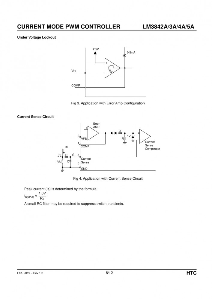 LM3842AN datasheet page 8
