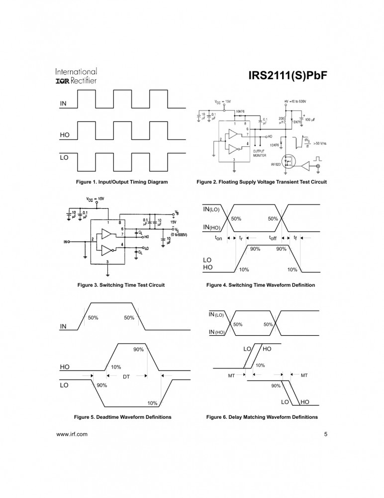 IRS2111SPBF datasheet page 5
