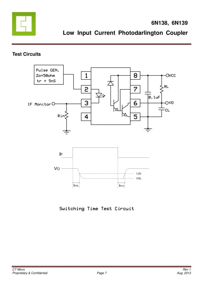 6N139 datasheet page 7